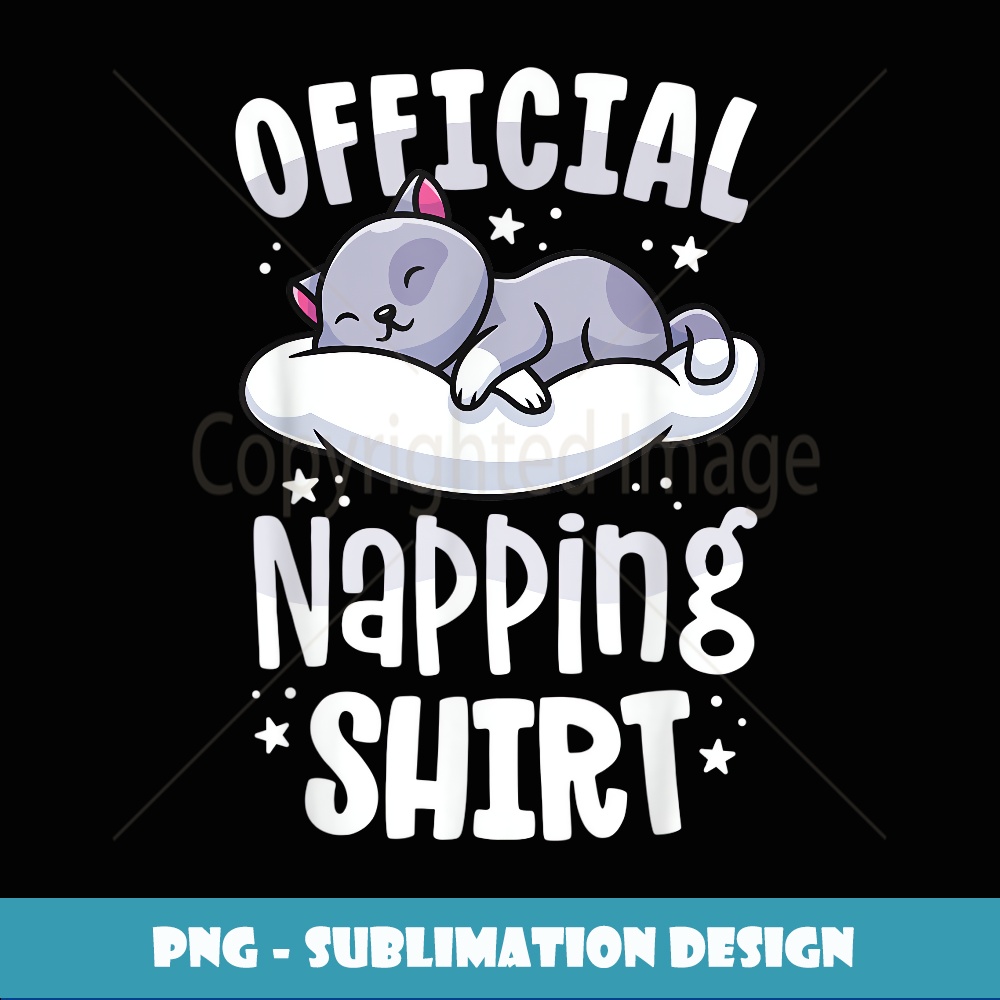 Funny Nap Time Official Napping Cute Kawaii Cat - Instant PN | Inspire ...