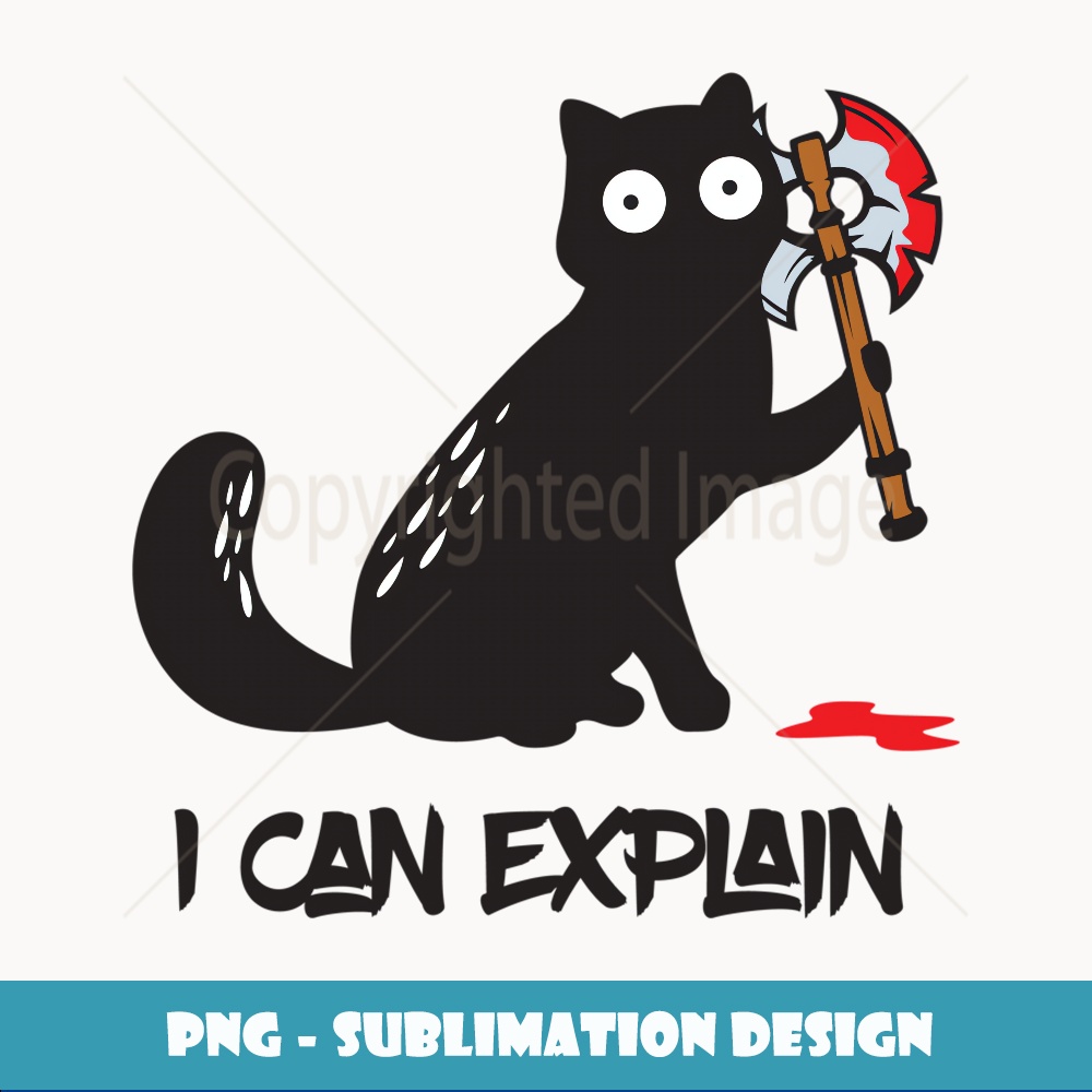 Killer Kitty caught in the act Funny Murder Cat - Vintage Su | Inspire ...