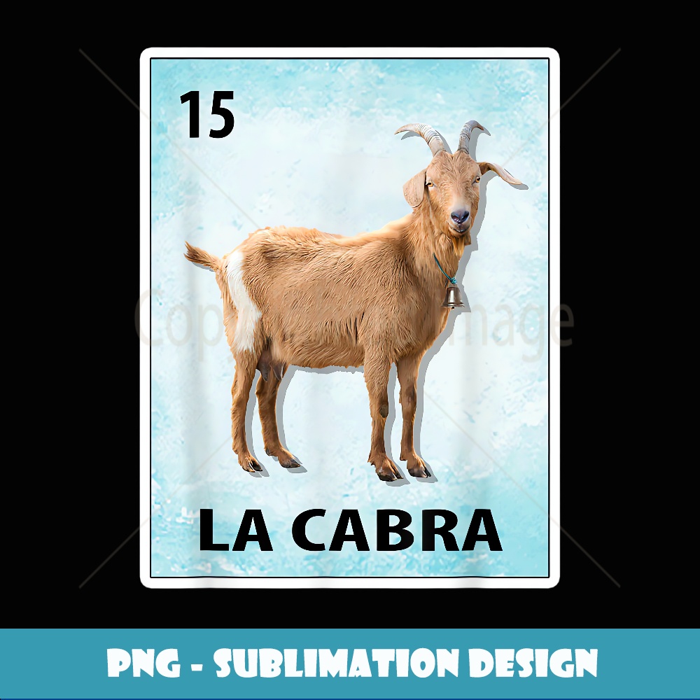 La Cabra Mexican Goat Cards - Vintage Sublimation PNG Downlo | Inspire ...