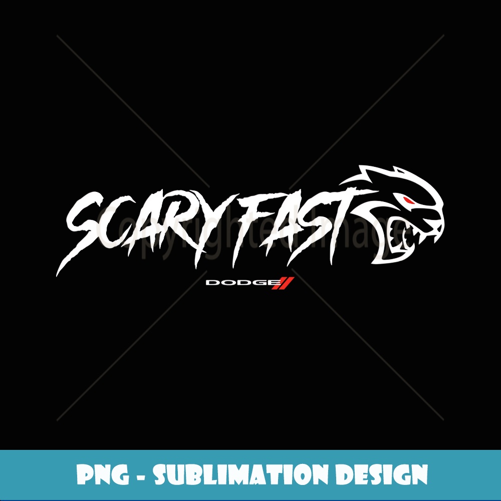 Dodge Hellcat Scary Fast - Exclusive Sublimation Digital Fil | Inspire ...