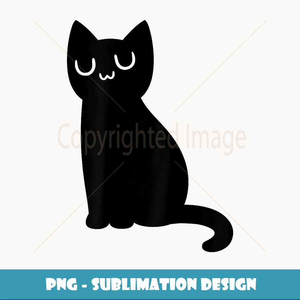 Halloween uwu Black Cat Cute face Black Cat UWU - Special Ed | Inspire ...