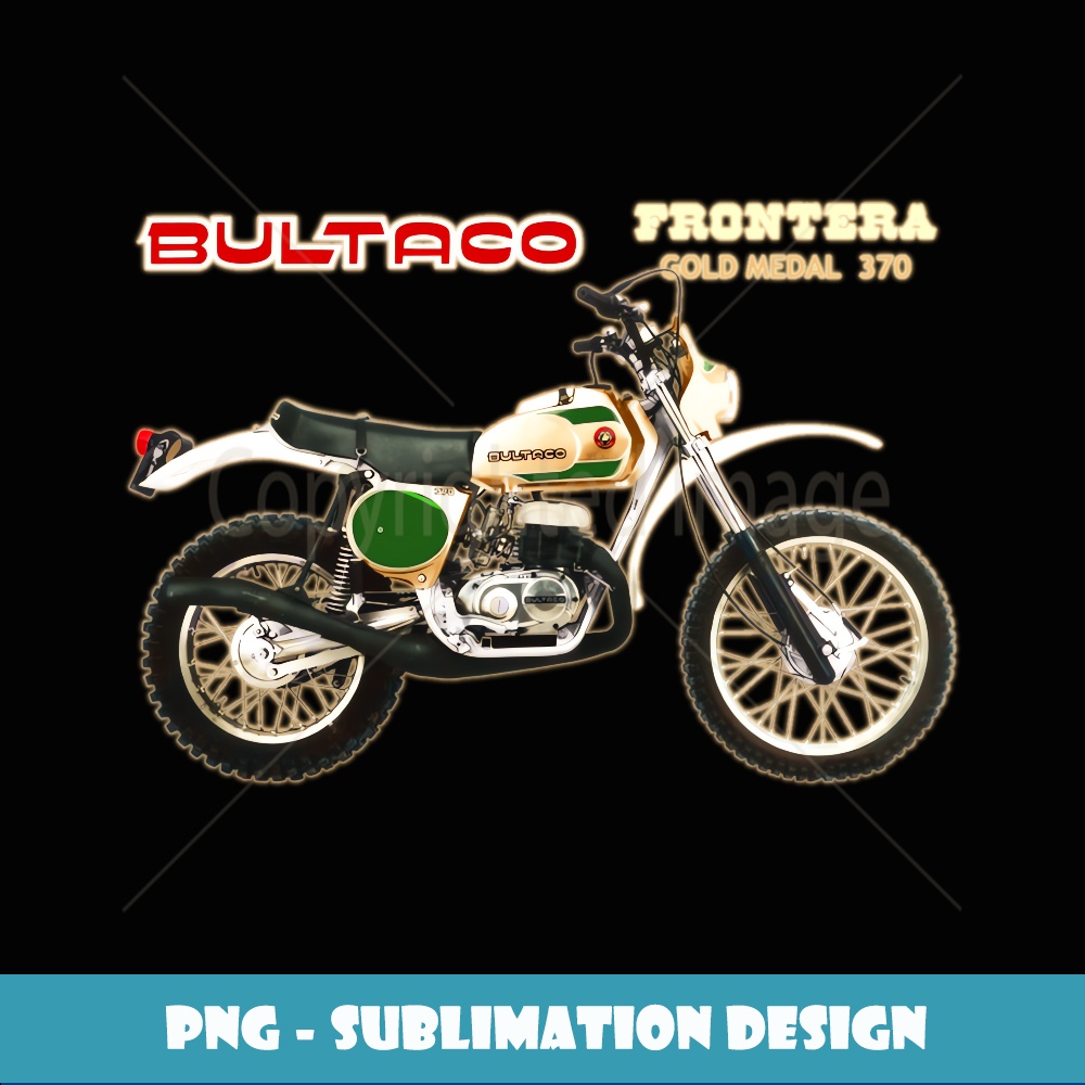 Classic Bultaco Motorcycle Frontera Gold Medal 350 Biker - A | Inspire ...
