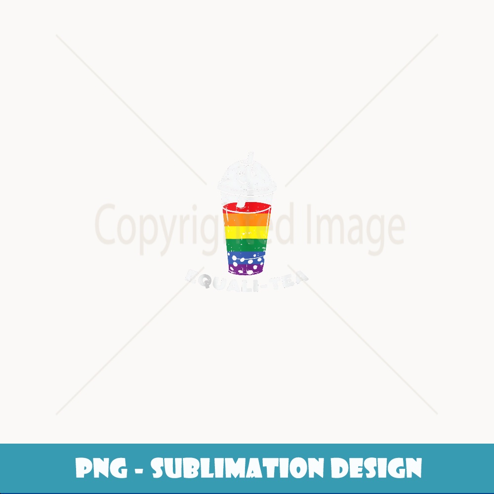 Equalitea Rainbow Boba Bubble Milk Tea Gay Pride LGBT Gift T | Inspire ...