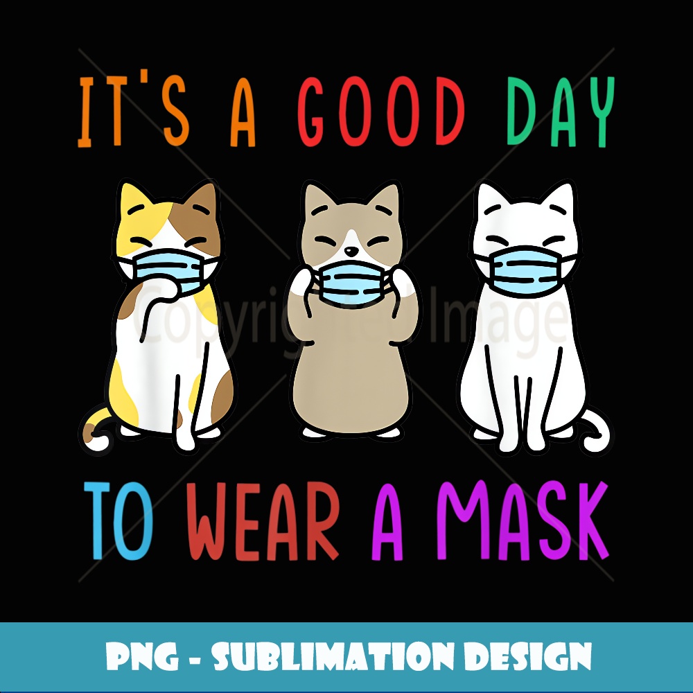It's A Good Day To Wear A Mask Cat Face Mask Anime Funny - C | Inspire ...
