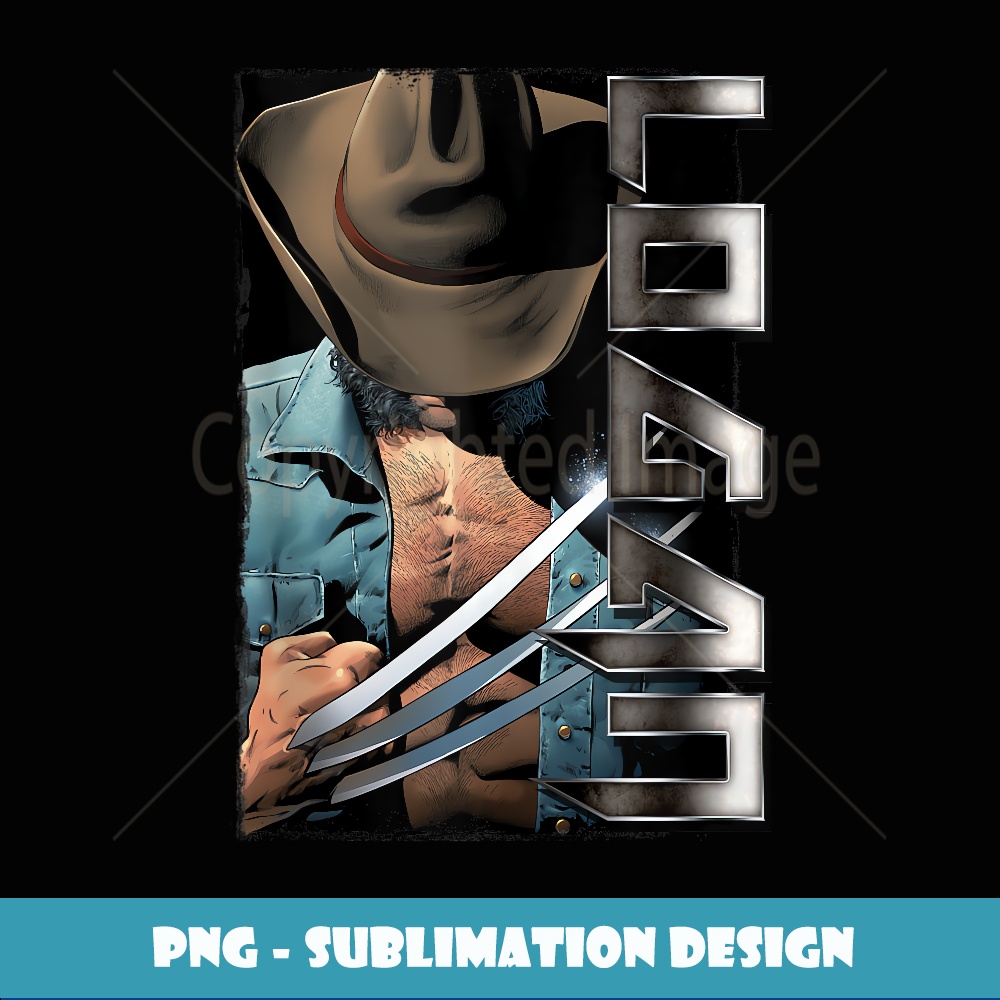 Marvel Logan Wolverine Portrait Logo - High-Quality PNG Subl | Inspire ...