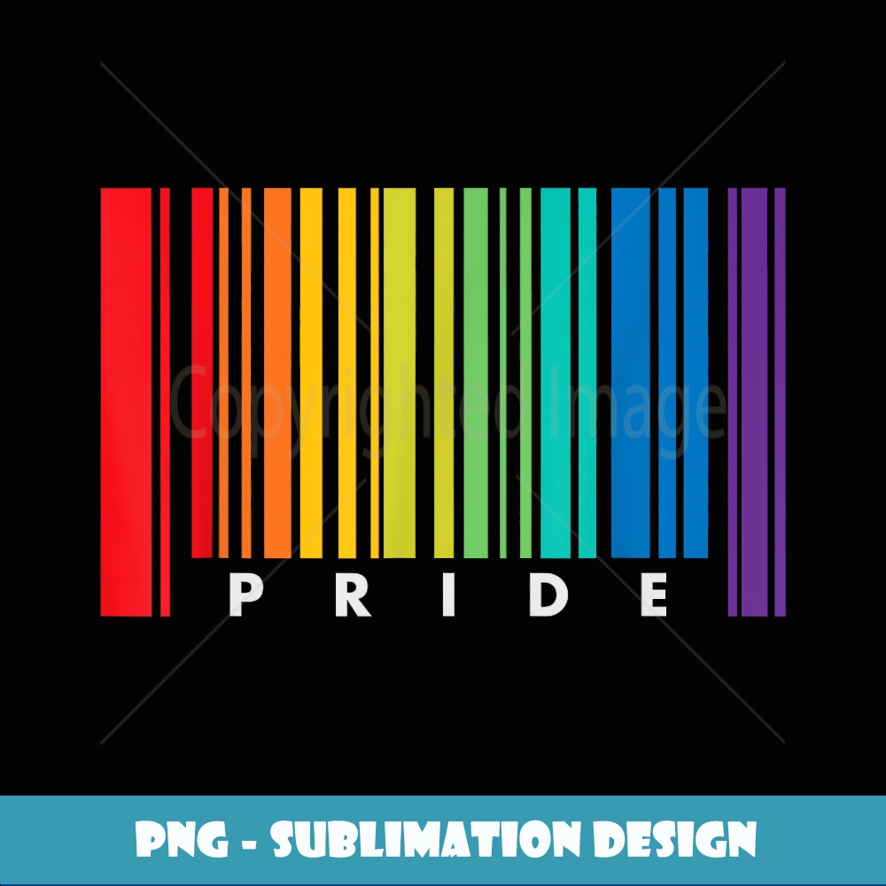 Barcode Gay Pride LGBT T shirt Lesbian Bisexual Flag Gifts - | Inspire ...