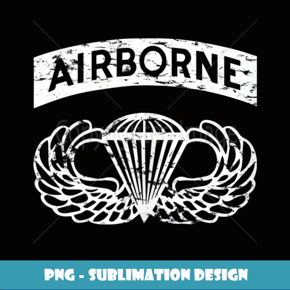 Airborne Paratrooper Jump Wings - Exclusive Sublimation Digi | Inspire ...