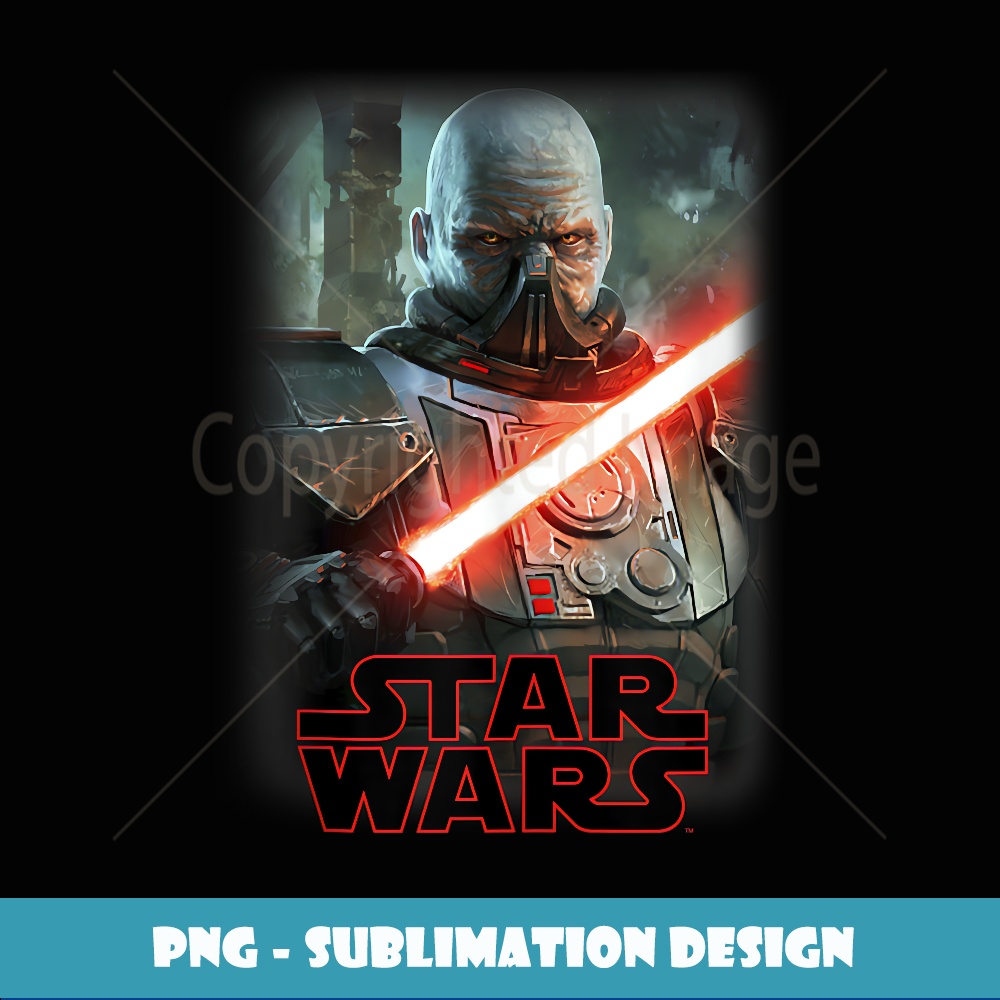 Star Wars Darth Malgus Lightsaber Portrait Logo - Premium PN | Inspire ...