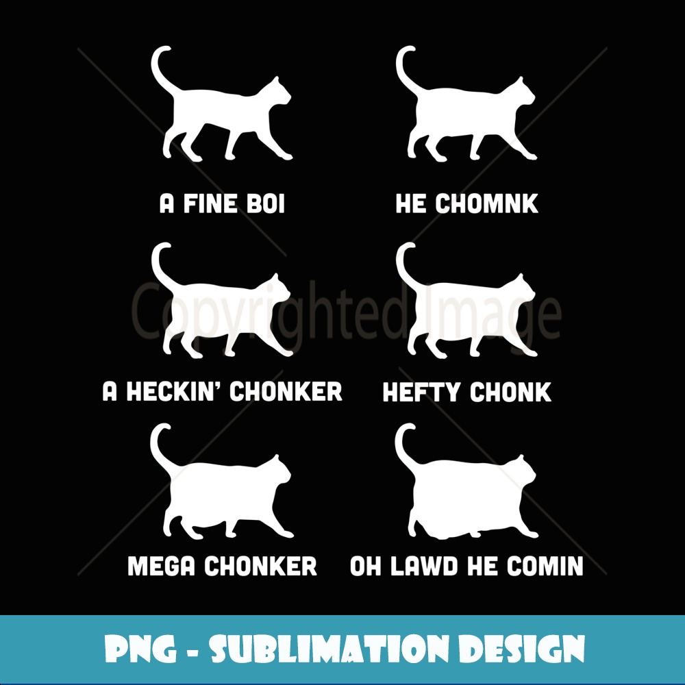 Funny Cats Meme, Chonk Cat Chart - High-Resolution PNG Subli | Inspire ...