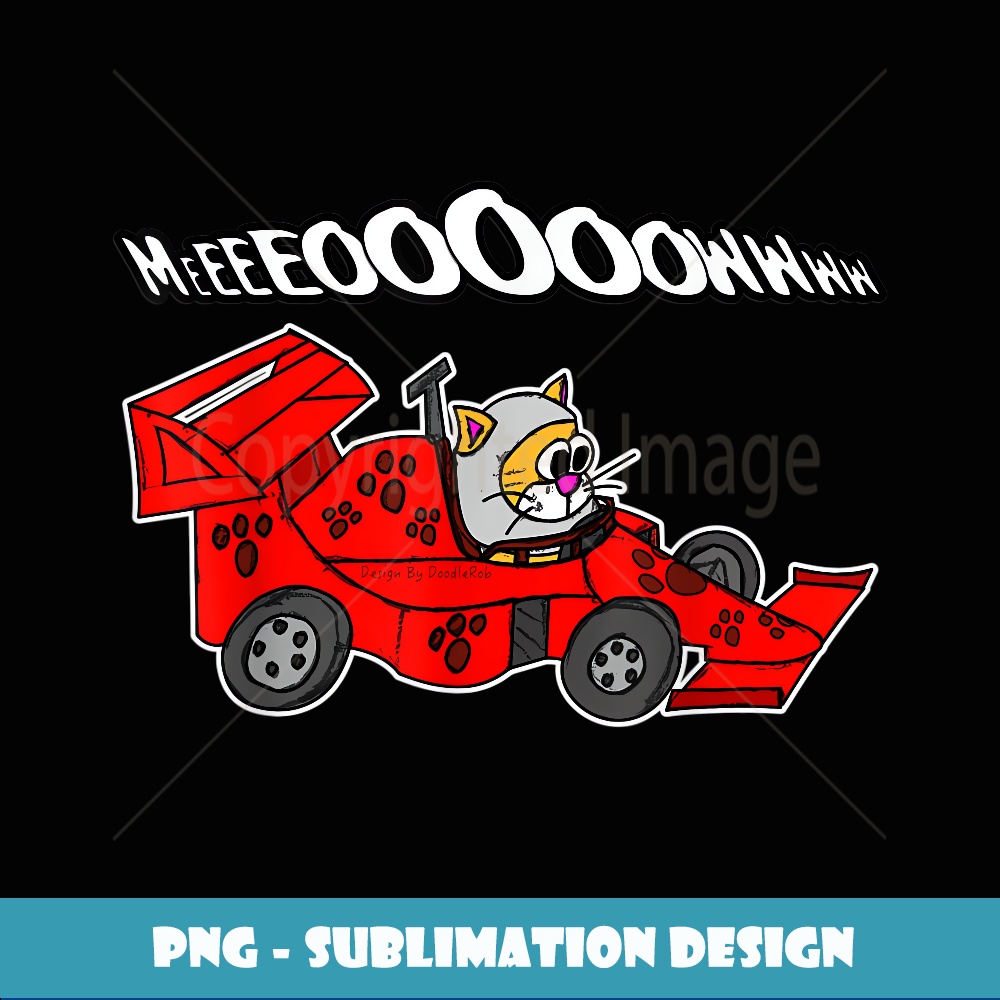 Motor Racing Cat Sports Car For Race Fans and Cat Lovers - E | Inspire ...