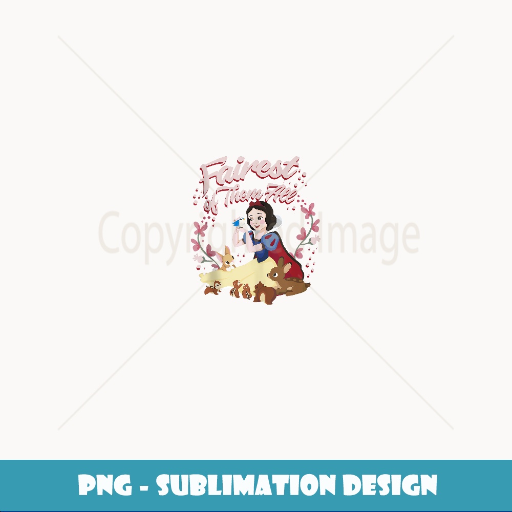 Disney Snow White Fairest Of Them All Floral Portrait - Prof | Inspire ...