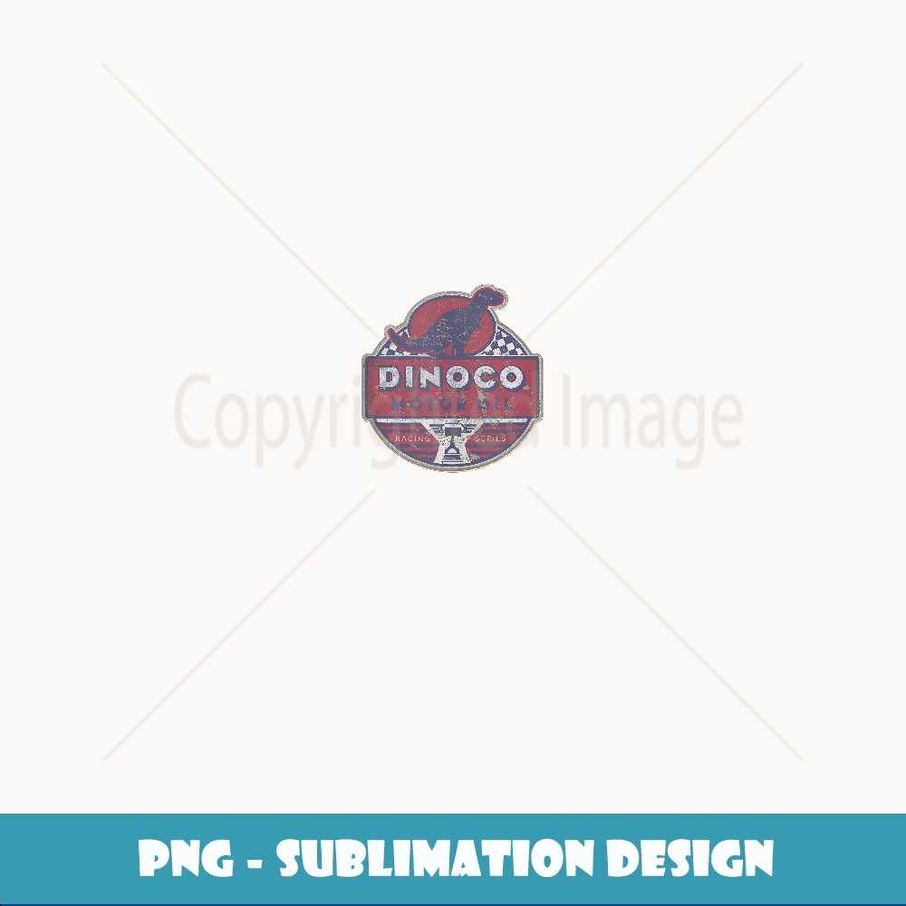 Disney Pixar Cars Dinoco Motor Oil Faded Sign - Vintage Subl | Inspire ...