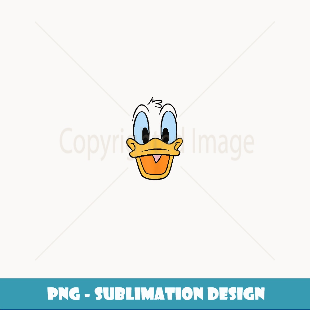 Disney Donald Duck Big Face - High-Quality PNG Sublimation D | Inspire ...