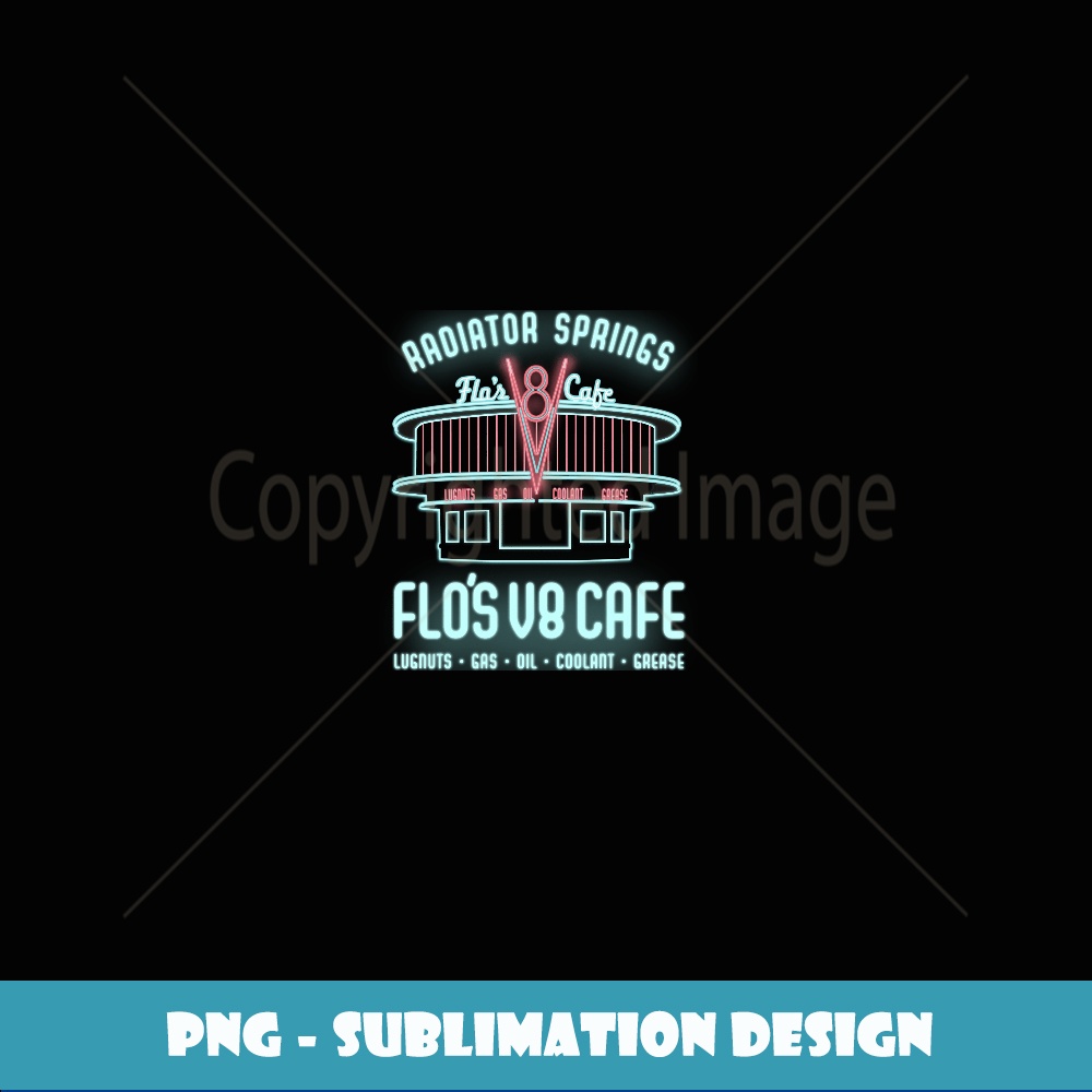 Disney Pixar Cars Flo's V8 Cafe - Trendy Sublimation Digital | Inspire ...