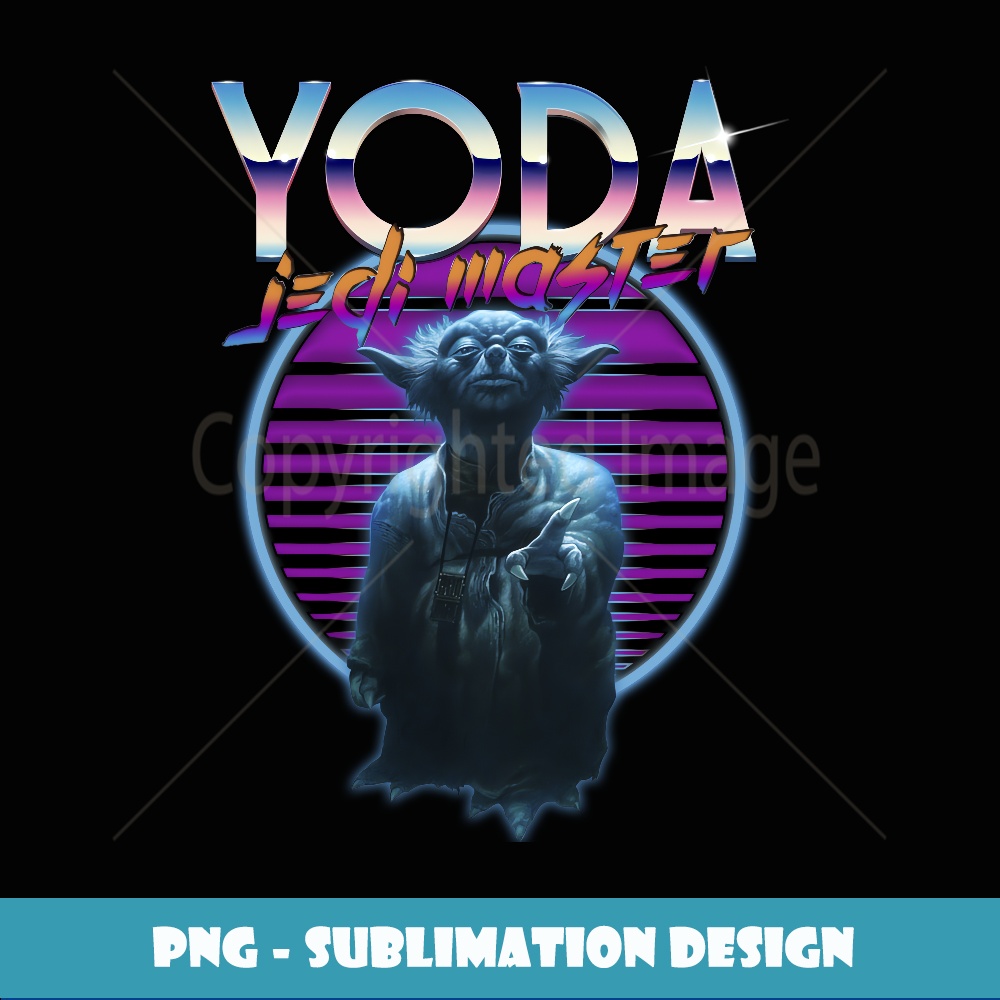 Star Wars Yoda Jedi Master Ultimate Retro 80's - High-Resolu | Inspire ...