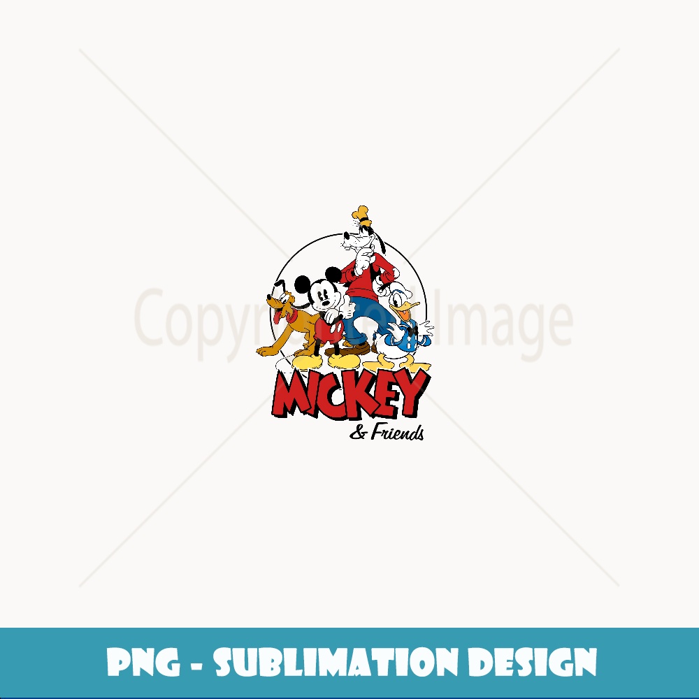 Disney Mickey Mouse and Friends T - Stylish Sublimation Digi | Inspire ...