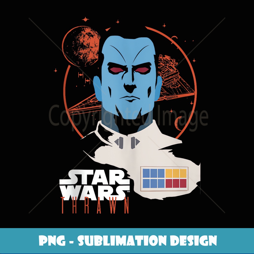 Star Wars Thrawn Portrait - Premium Sublimation Digital Down | Inspire ...