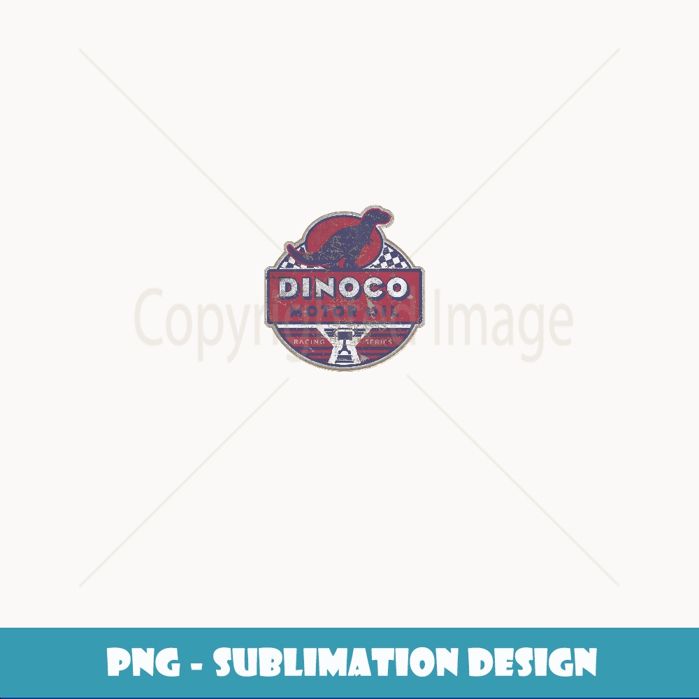 Disney Pixar Cars Dinoco Motor Oil Faded Sign - Artistic Sub | Inspire ...