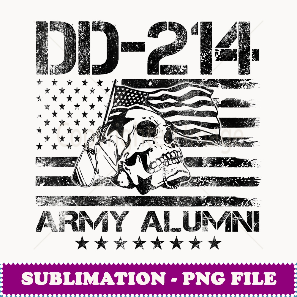 DD214 US Army Alumni Military Flag Veteran Retirement Gifts | Inspire ...