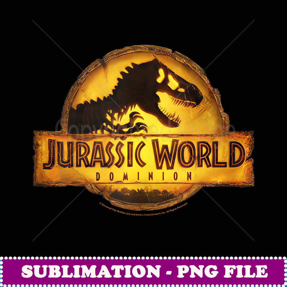 Jurassic World Dominion TRex Logo - PNG Transparent Sublimat | Inspire ...
