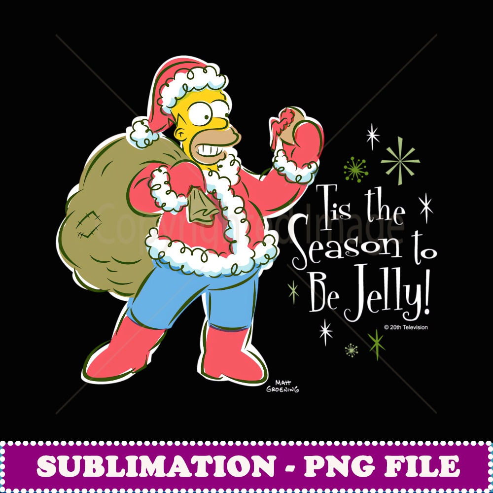 The Simpsons Homer Santa Christmas Season to be Jelly - Uniq | Inspire ...