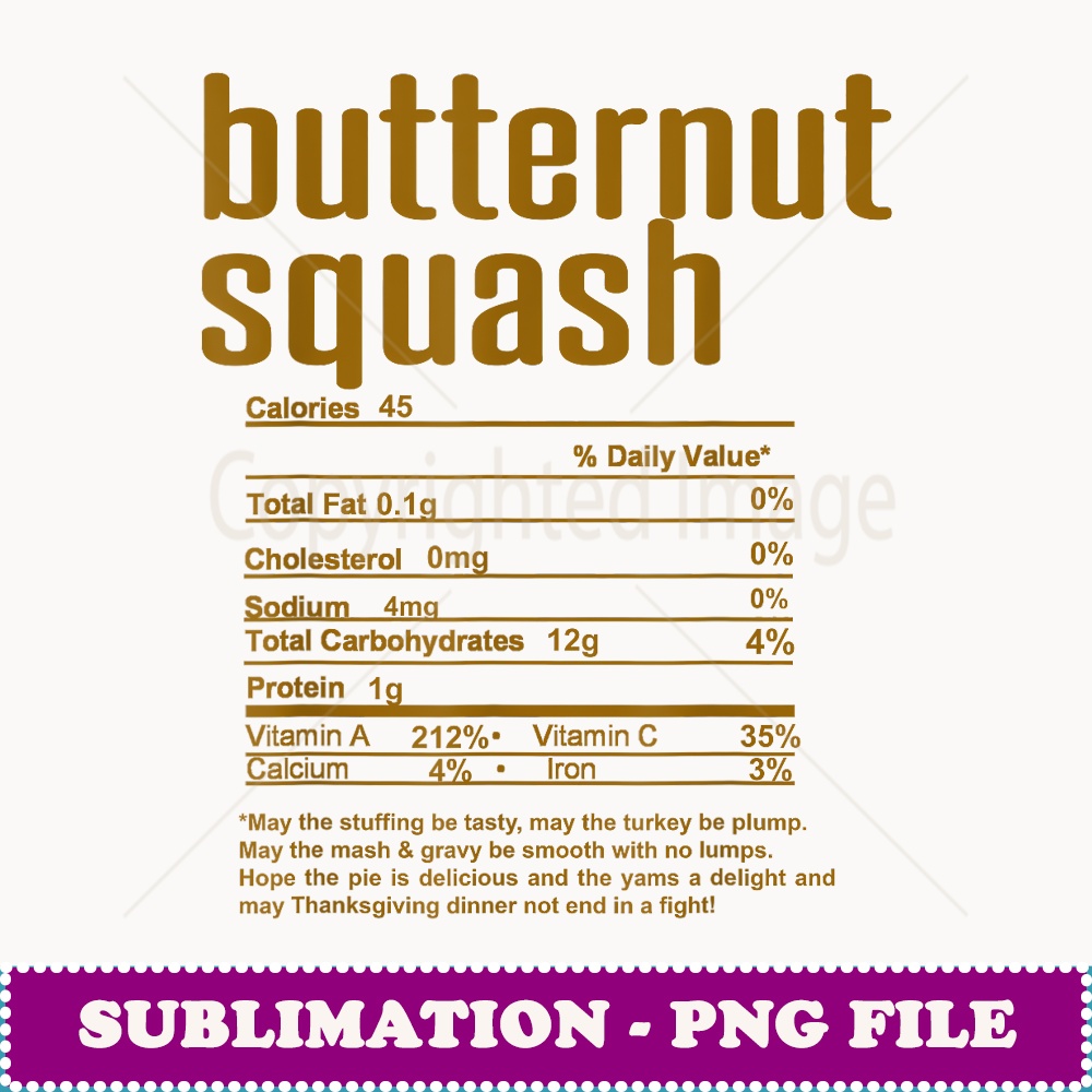 Thanksgiving Christmas Butternut Squash Nutritional Facts - | Inspire ...