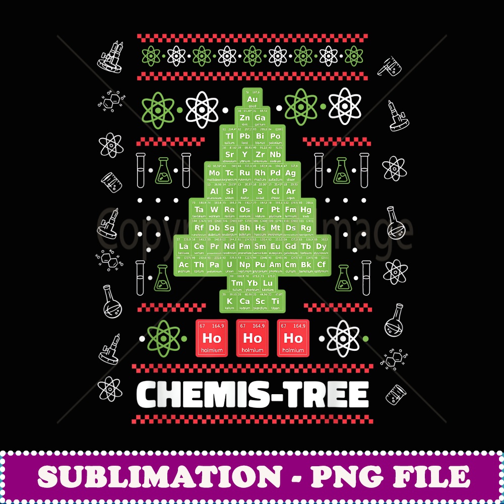 Chemistree Funny Science Christmas Tree Chemistry Chemistry | Inspire ...