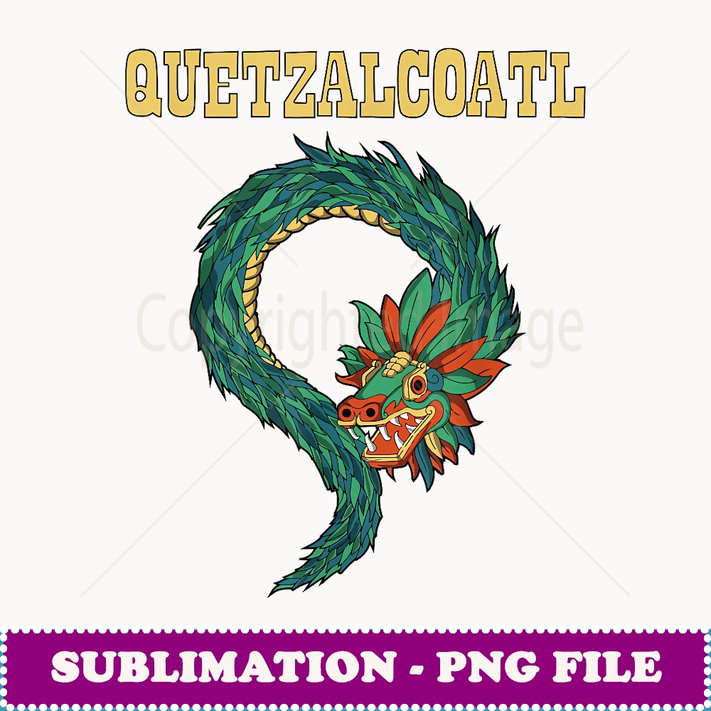 Aztec God Quetzalcoatl Cool Snake Dragon Inca Maya Gifts - P | Inspire ...
