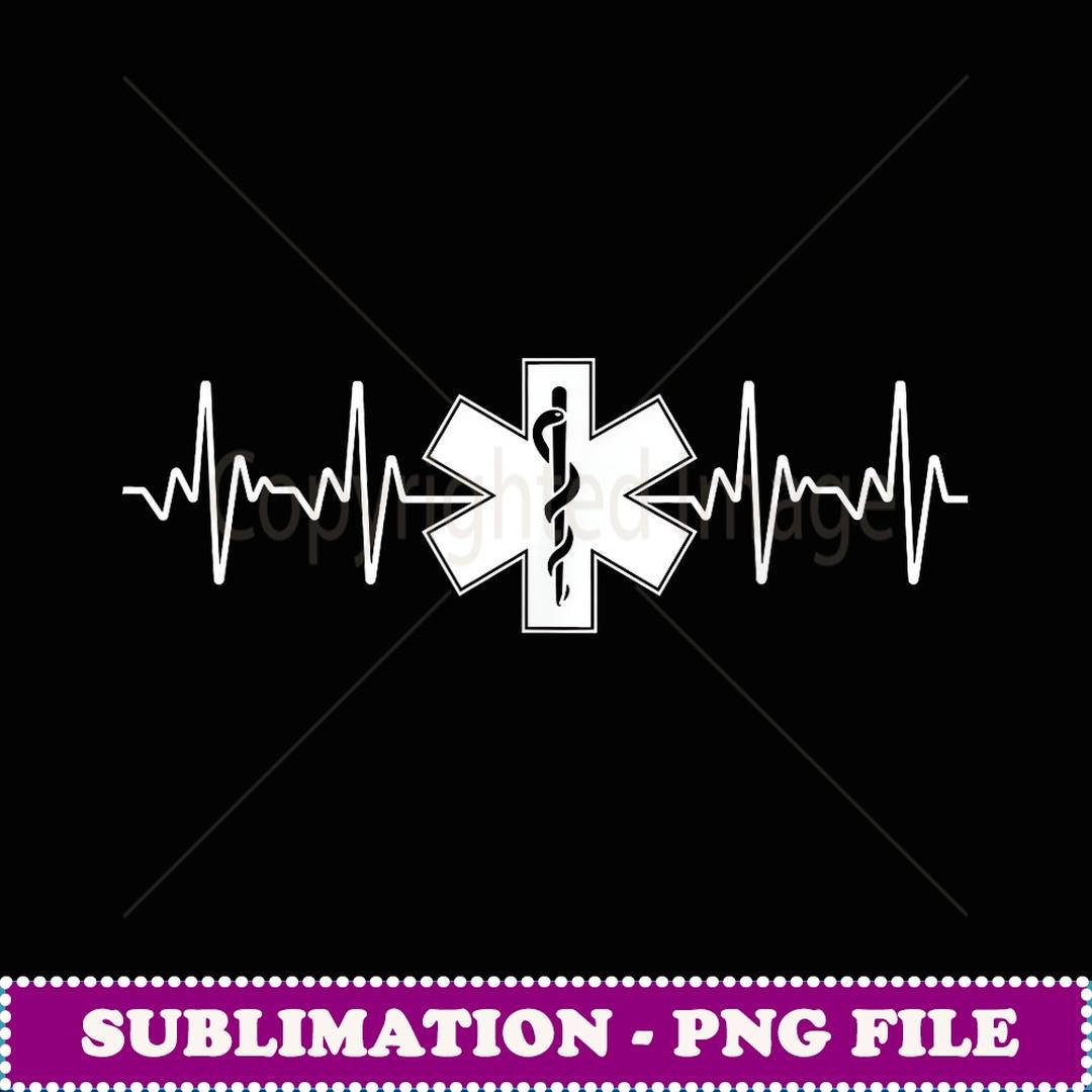 Funny EMT Paramedic Design For Men Women ER Medic Heartbeat | Inspire ...