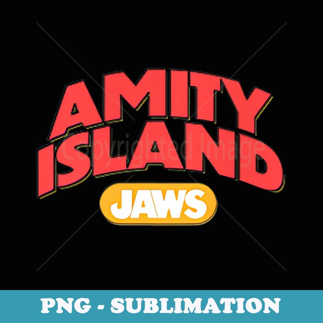 Jaws Amity Island - PNG Transparent Sublimation Design | Inspire Uplift