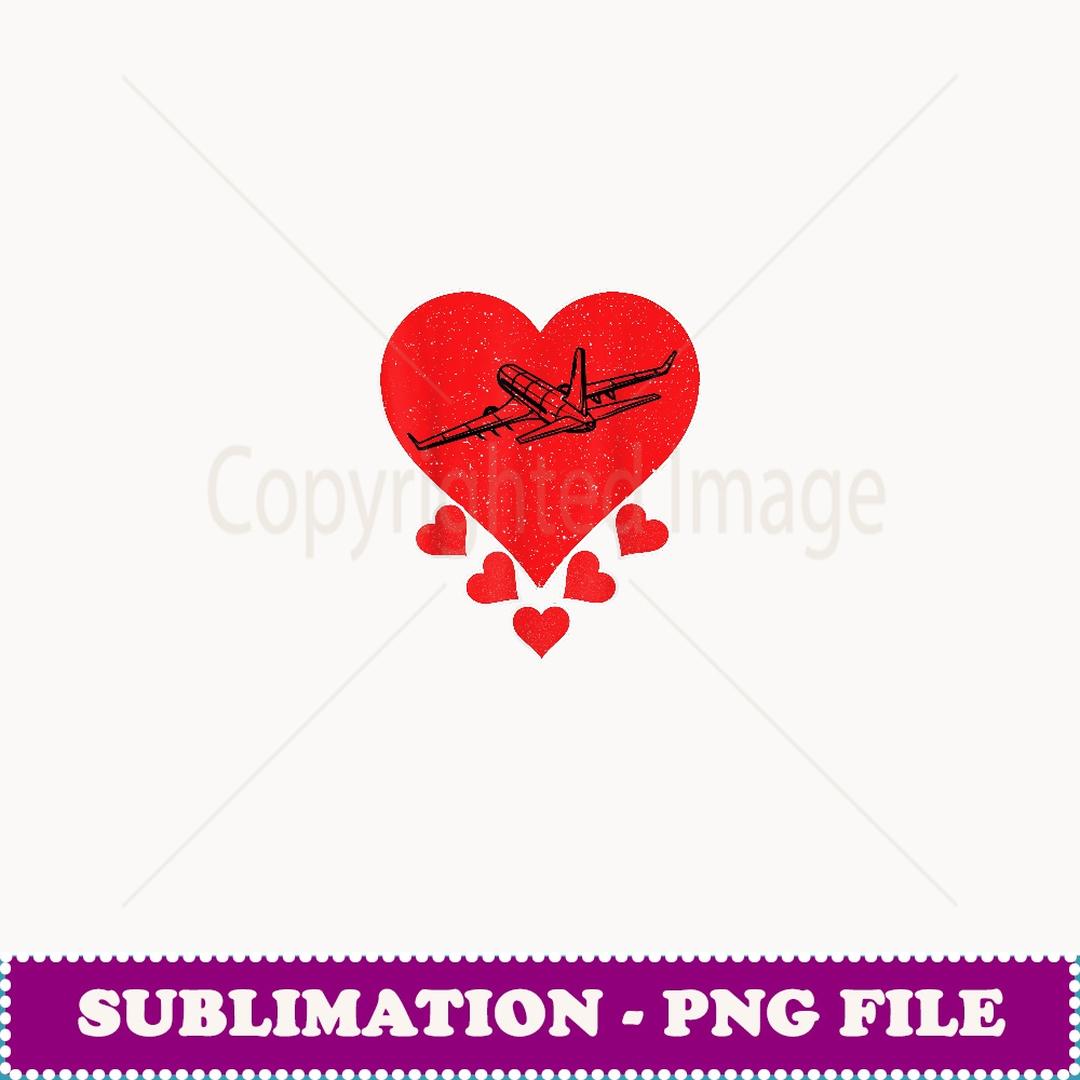 Vintage Love Airplane Airline Pilot For Valentine's Day - El | Inspire ...