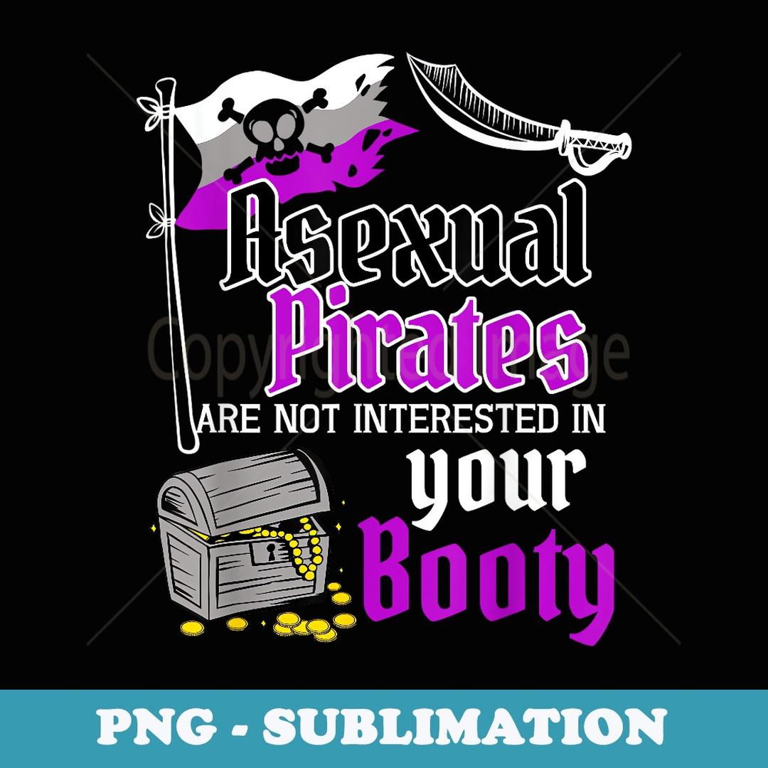 Asexual Pirate Booty Funny Pride Flag LGBTQ Funny - Premium | Inspire ...