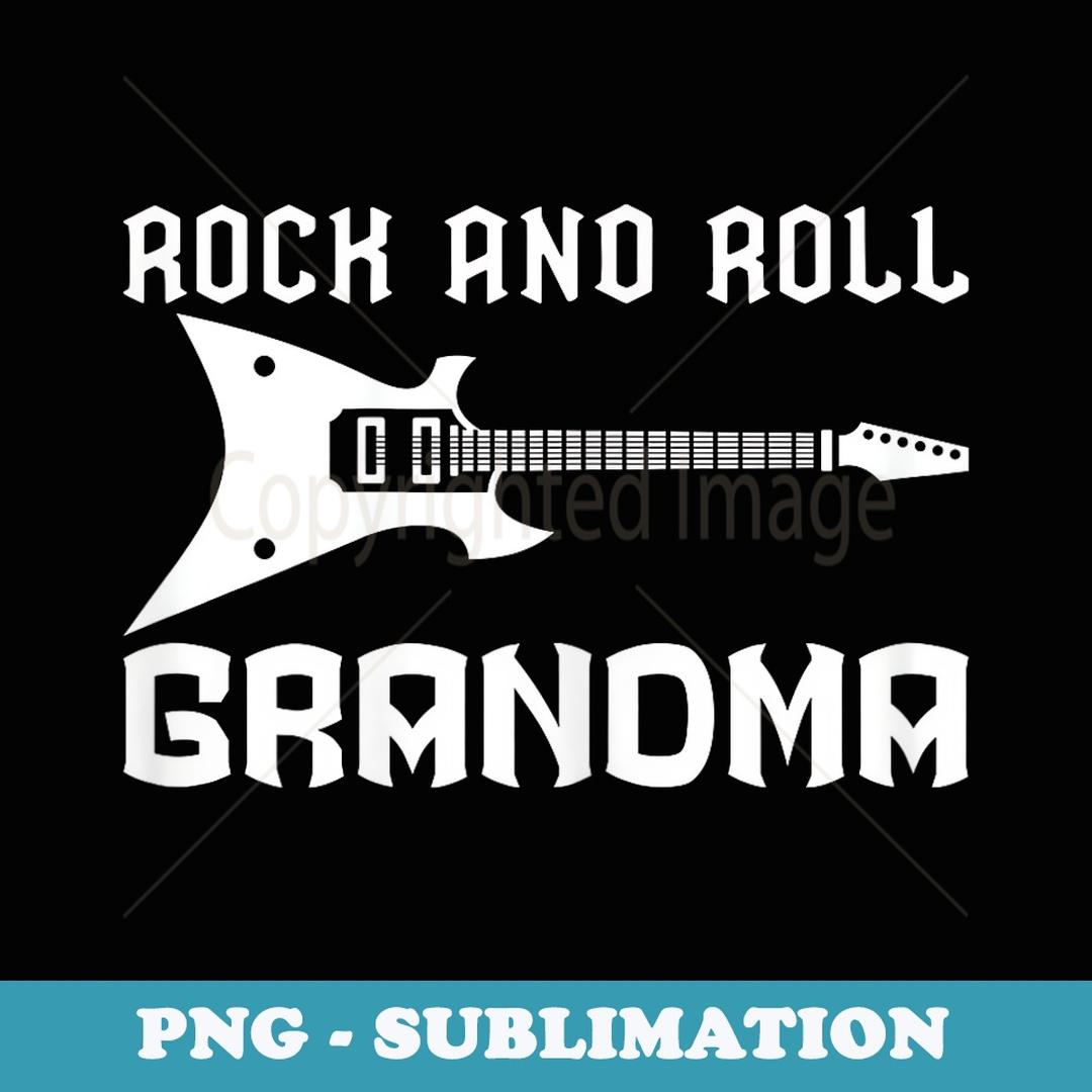 Rock and Roll Grandma Rock n Roll - Instant Sublimation Digi | Inspire ...