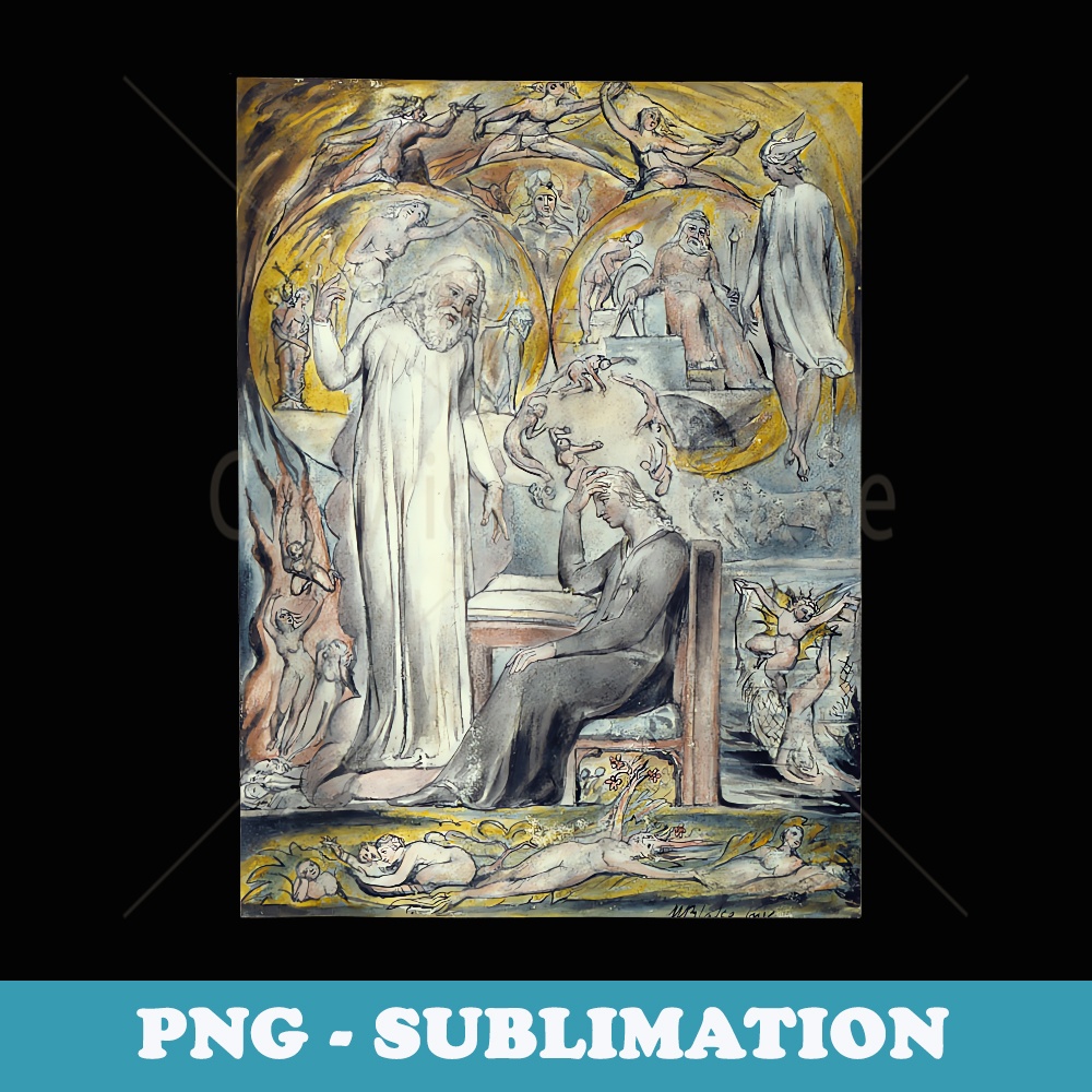 The Spirit of Plato by William Blake - Sublimation Digital D | Inspire ...