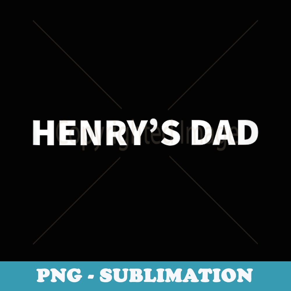 HENRYS Dad Fathers Day Personalized Name Gag - Vintage Subli | Inspire Uplift