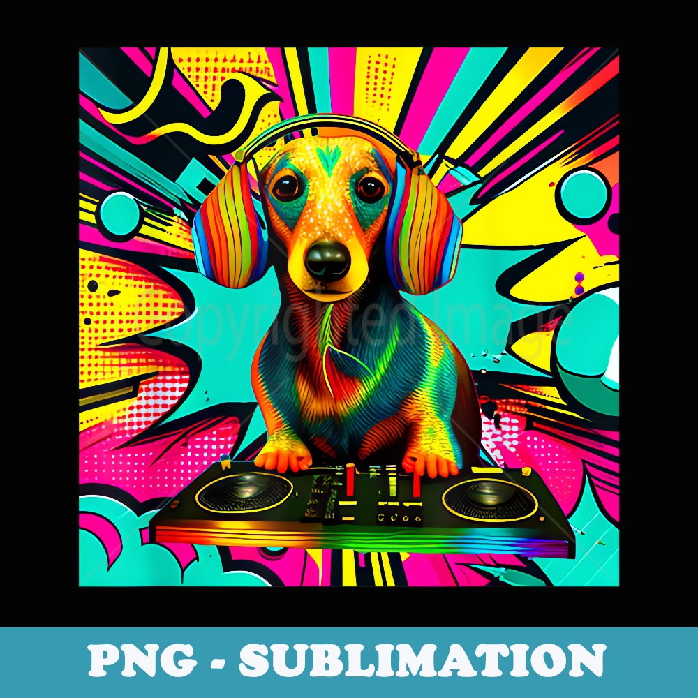 Funny Dachshund DJ Dog Dog Mens Goods Cute Funny Clothes - E | Inspire ...