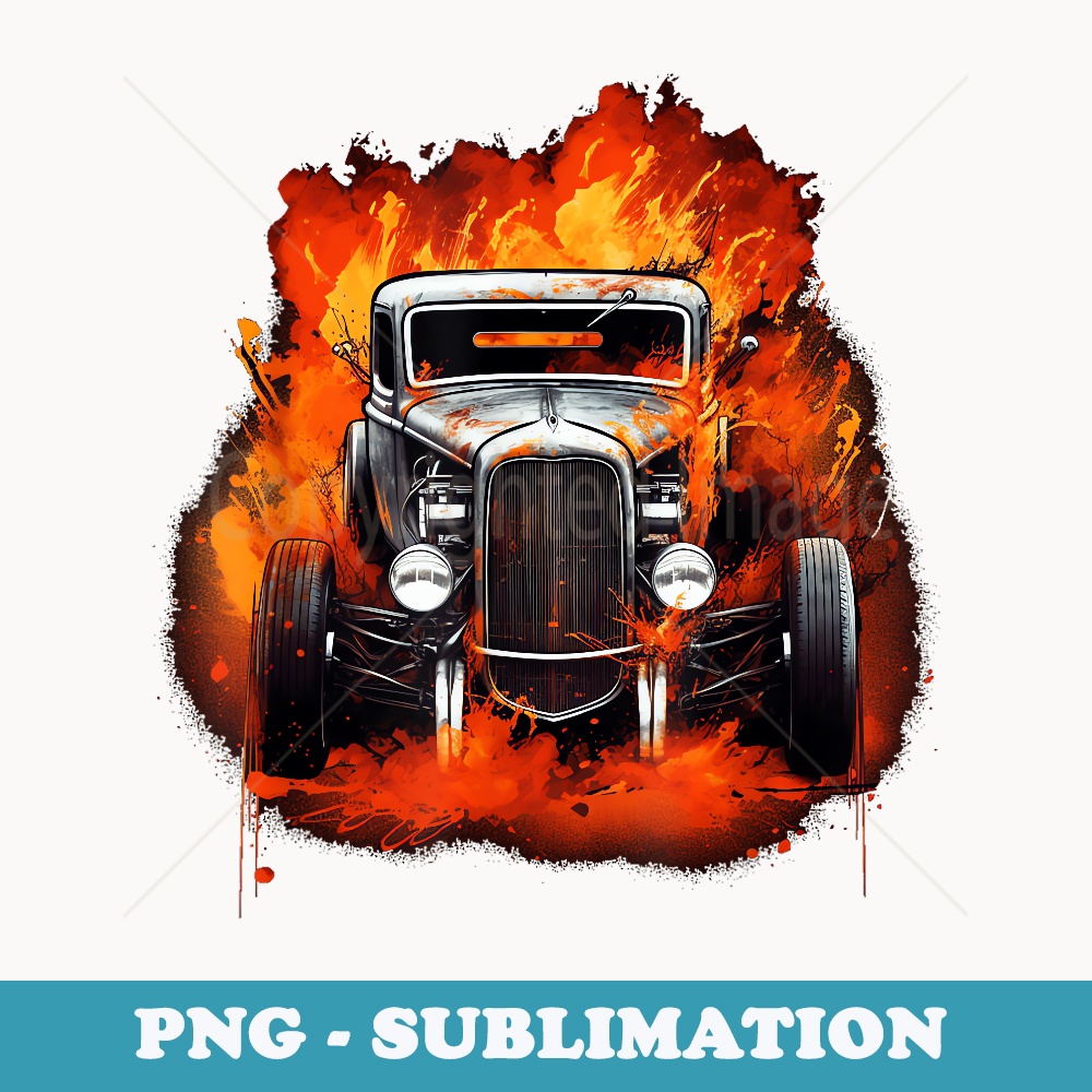 Hot Rod Rat Rod Vintage Classic Car Men - Trendy Sublimation | Inspire ...