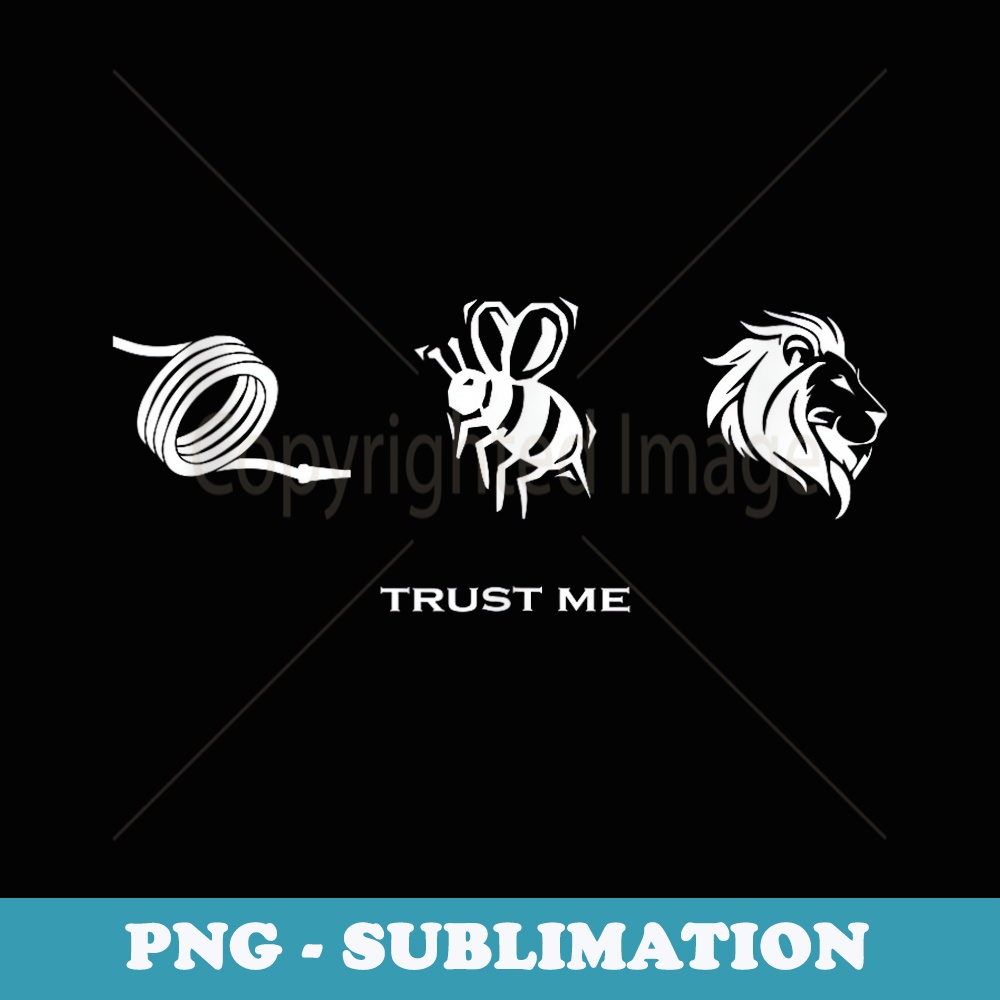 Hose Bee Lion Funny Humor - Instant PNG Sublimation Download | Inspire ...