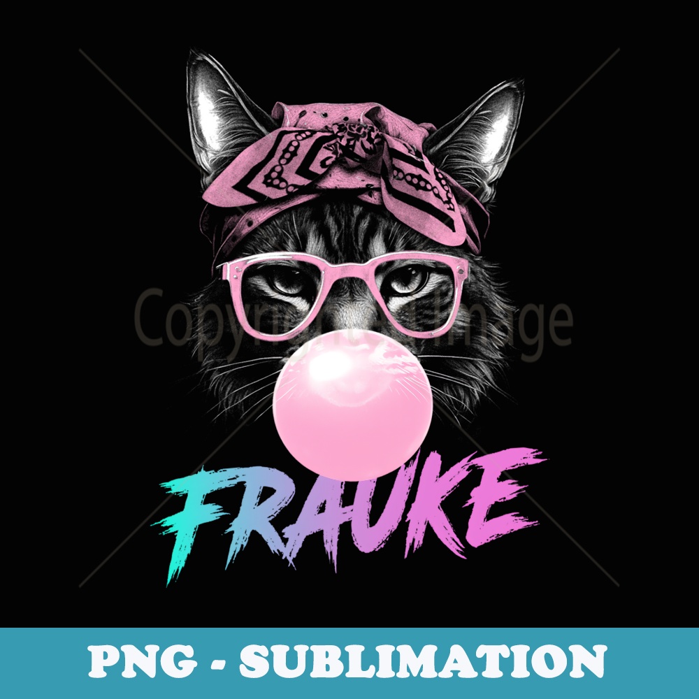 FRAUKE - Adorable girl name with cute Cat | Inspire Uplift