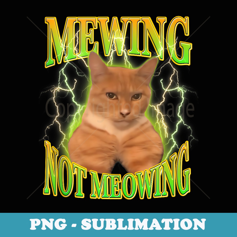 Funny Cat Meme Mewing LooksMax Meowing cat Trend - Artistic | Inspire ...