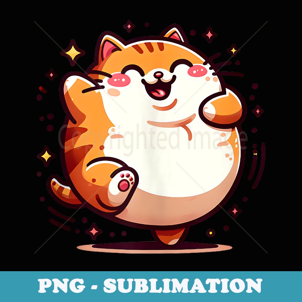 Funny Fat Cat Art Design Animal Fat Kitten Lover - Elegant S | Inspire ...