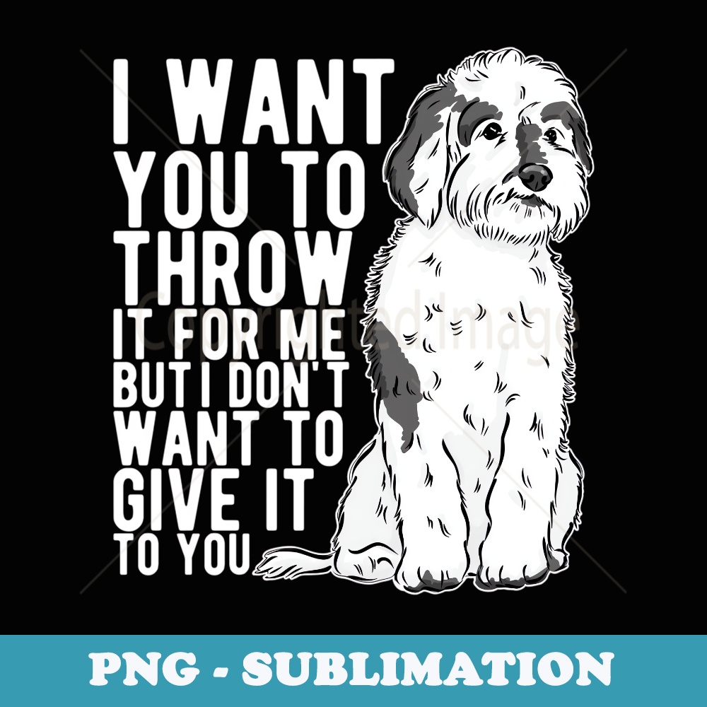 Sheepadoodle Owner Sheepadoodle Lover Sheepadoodle Dad - PNG | Inspire ...