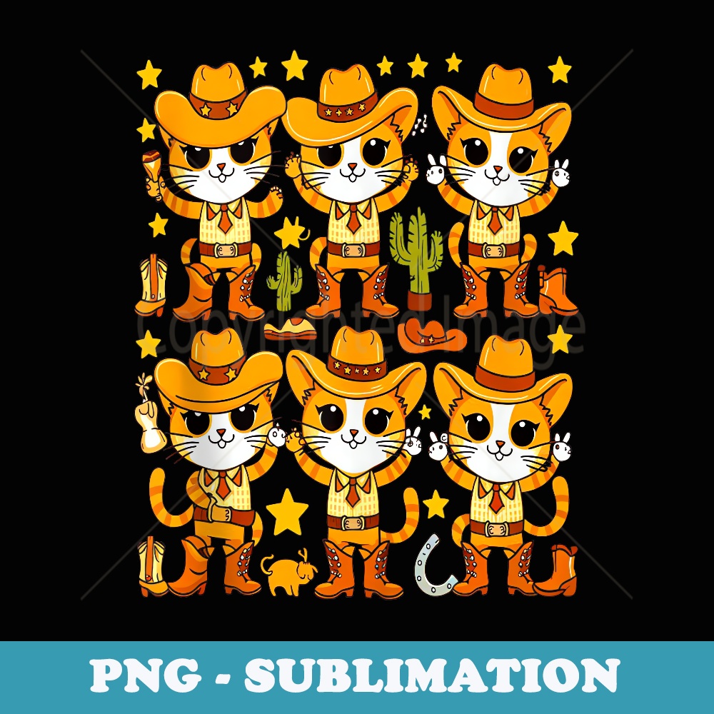 Cowboy Cats And Kittens Western Cowboy Vintage Meowdy Cat - | Inspire ...