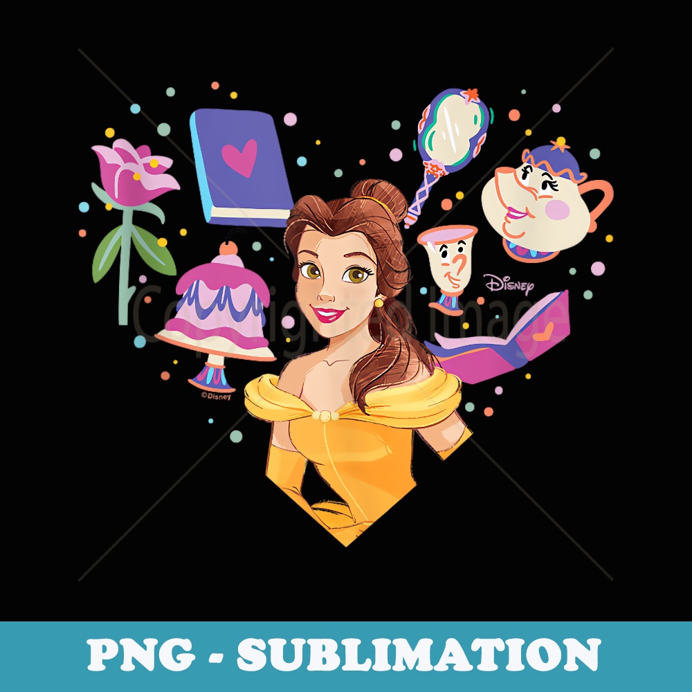Disney Princess - Belle Heart Icons | Inspire Uplift