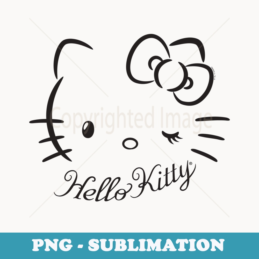Hello Kitty Winking Logo - Sublimation Digital Download | Inspire Uplift