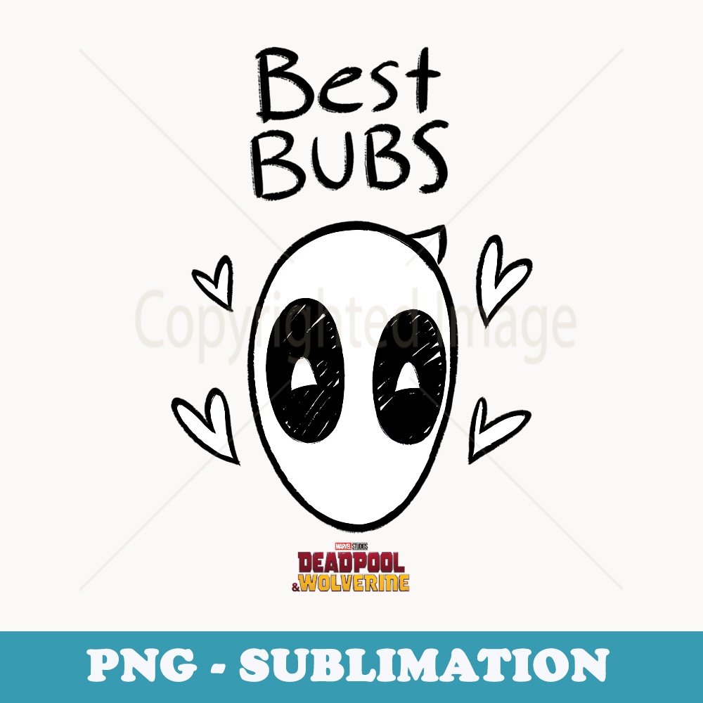 Marvel Deadpool & Wolverine Best Bubs Sketchy Doodle Logo - | Inspire ...