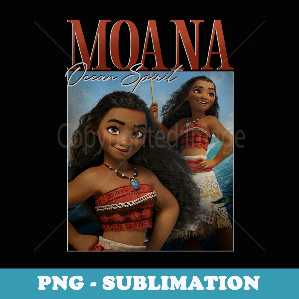 Disney Princess Moana Ocean Spirit Vintage Portrait - Profes | Inspire ...