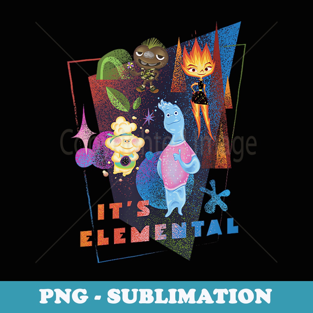 Disney Pixar Elemental Its Elemental 4 Elements Group Shot - | Inspire ...
