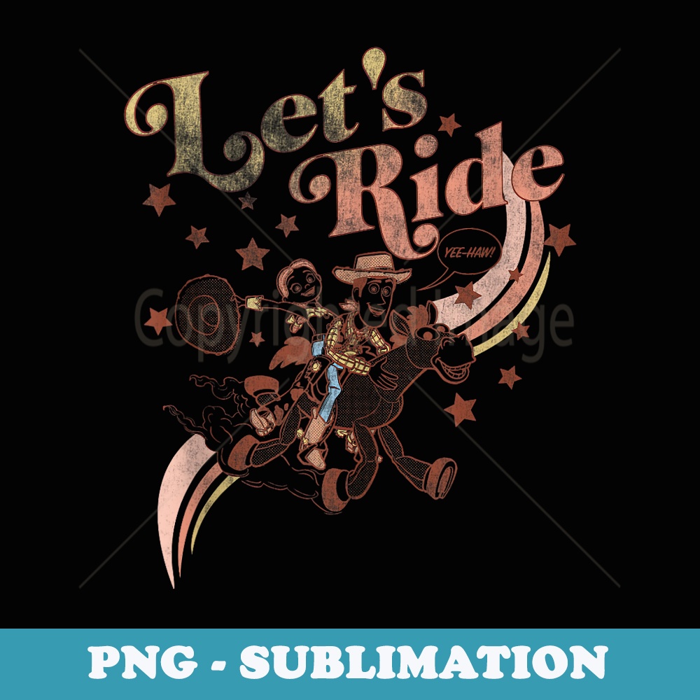 Disney Pixar Toy Story Jessie & Woody Lets Ride Gradient - P | Inspire ...