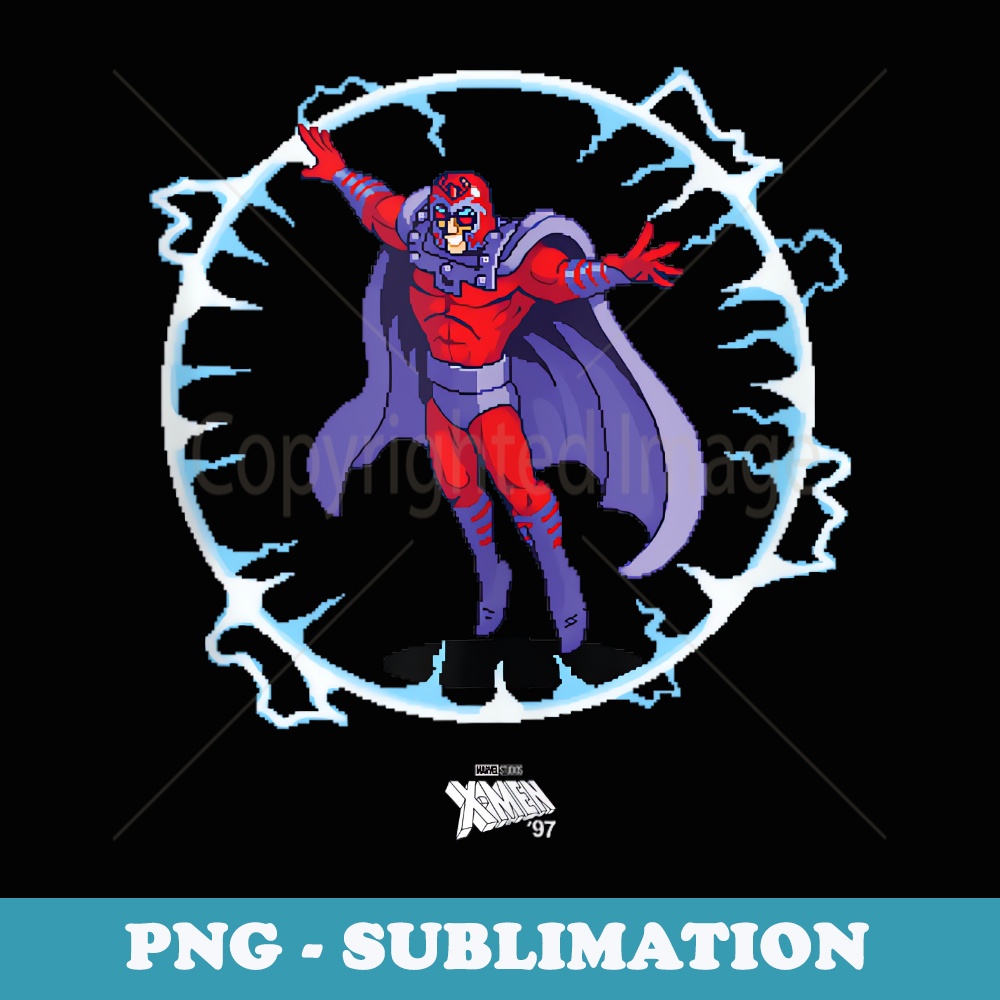 Marvel X-Men 97 Magneto Vintage Classic Comic Villain - PNG | Inspire ...